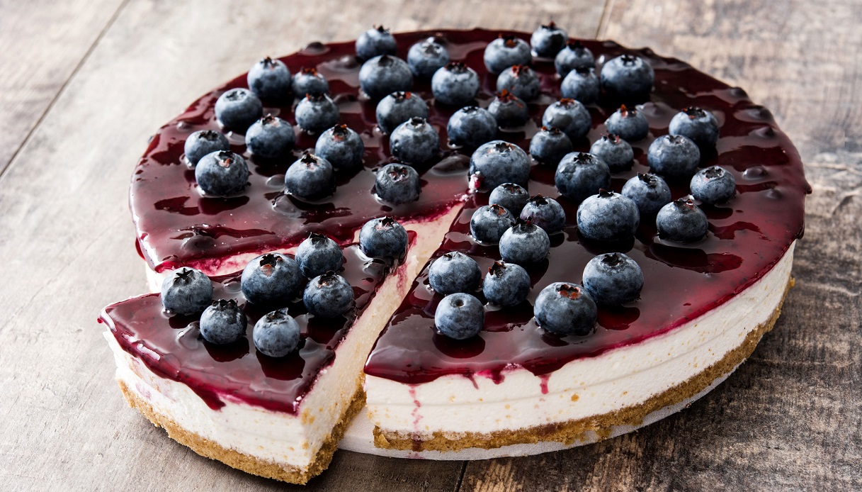 Ricetta Cheesecake Fredda Senza Cottura - Mirtilli Bio